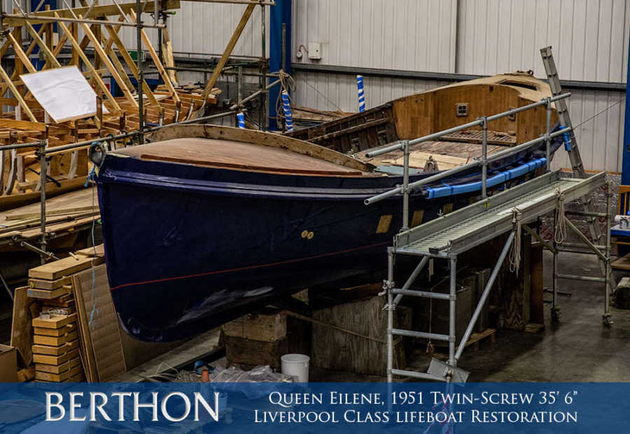 Restoration of a 1951 Twin-Screw 35’ 6” Liverpool Class lifeboat - Berthon