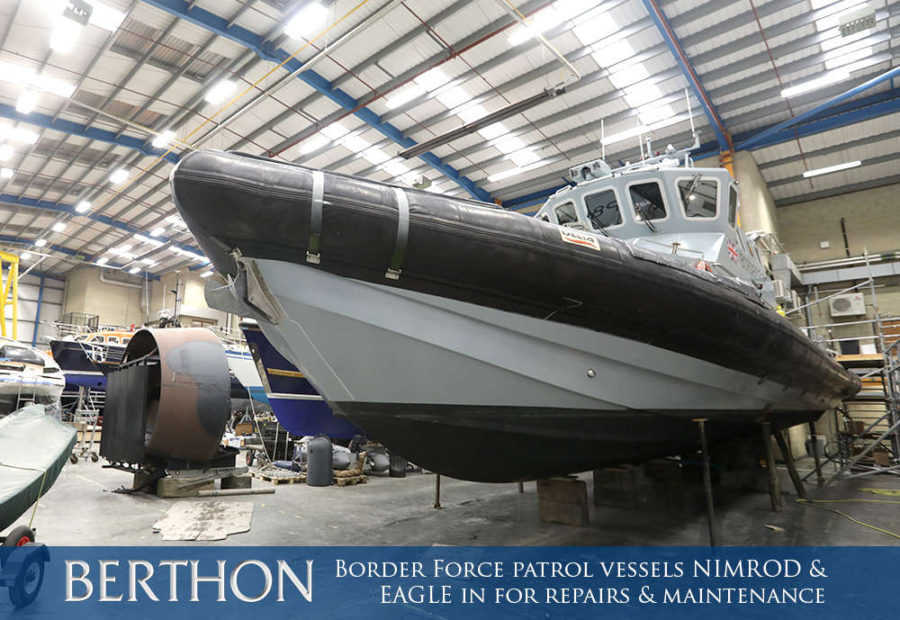 UK border Force Vessel Repairs & Maintenance - Berthon