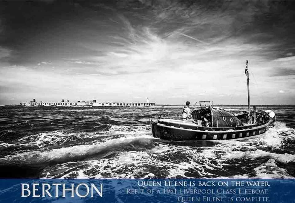 Queen Eilene is back on the water. - Berthon